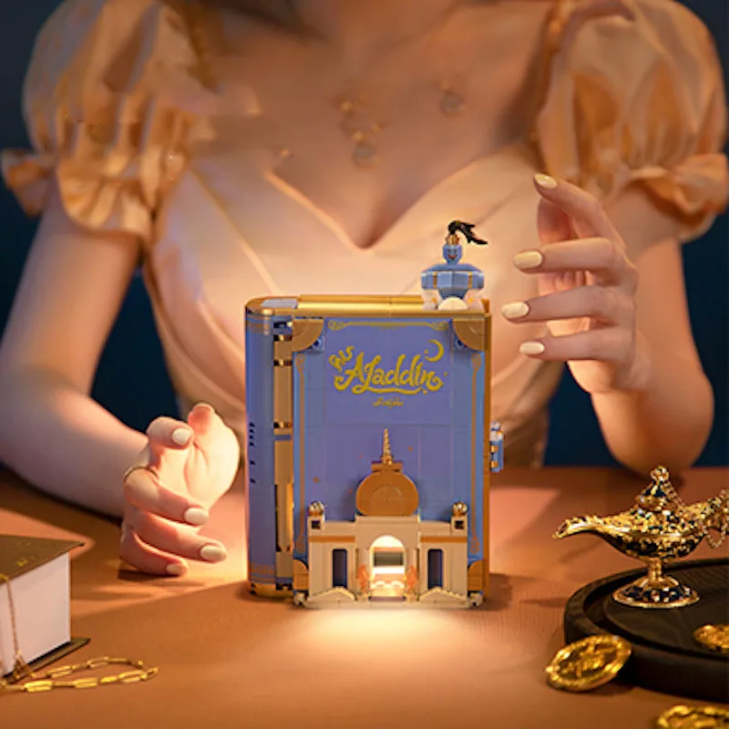 Fairy-Tale-Town-Building-Block-Book-Small-Particle-Building-Blocks ...