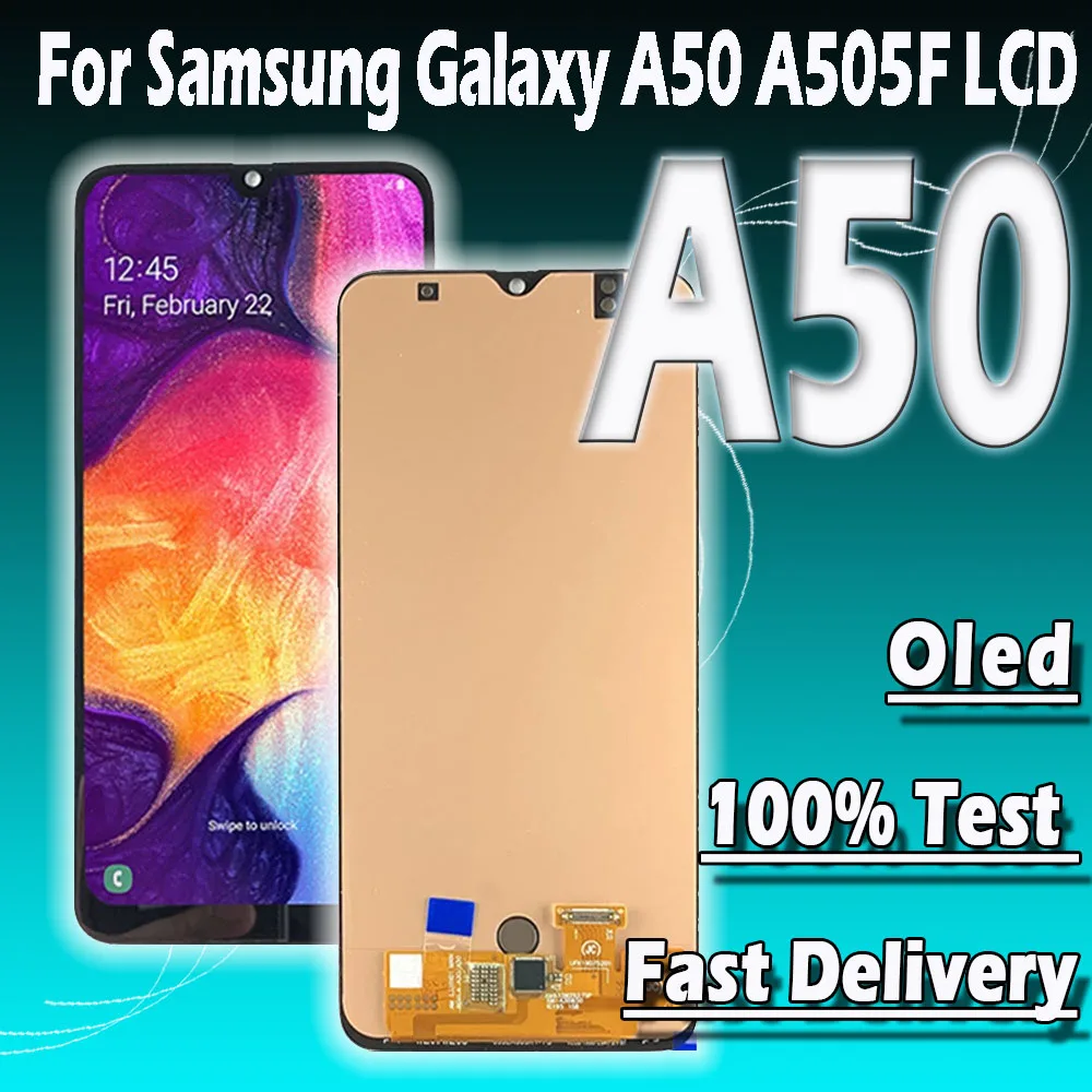 6-4-Display-For-SAMSUNG-GALAXY-A50-LCD-Display-A505-DS-A505F-A505 ...