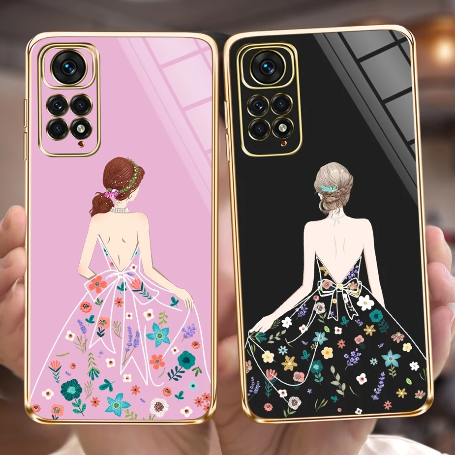 For-Xiaomi-Redmi-Note-11-4G-Case-Redmi-Note-11S-Cover-Beautiful-Girls ...