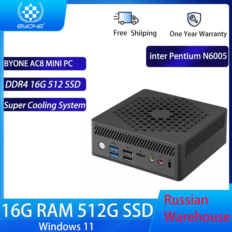 Super Small Pc Amd Ryzen 5900hx 64gb Ddr4 Ram 2tb Ssd Mini