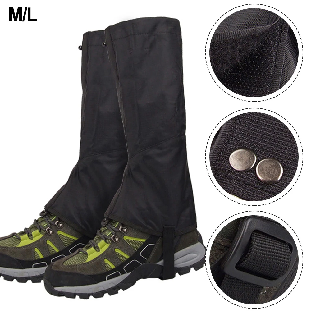 2Pcs-Leg-Gaiters-Waterproof-Snow-Boot-Shoe-Cover-Outdoor-Hiking-Camping ...
