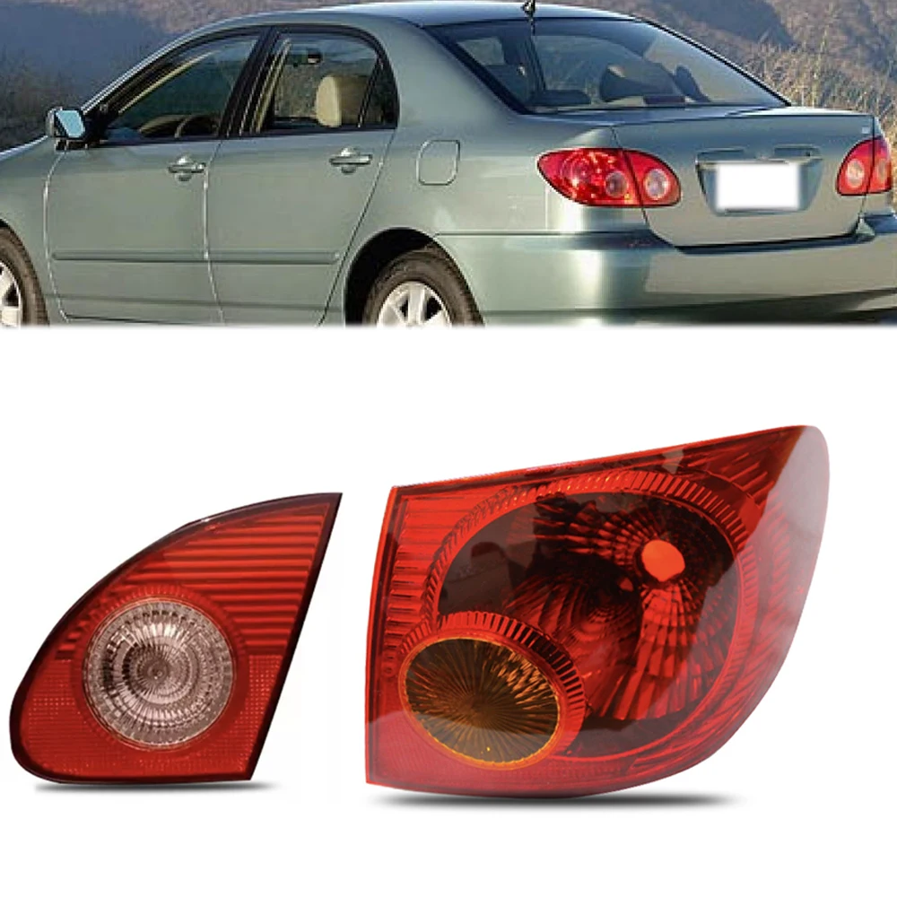 Tail-Light-Lamp-Inside-Ouside-Rear-Stop-Warming-Brake-Light-No-Bulb-For ...