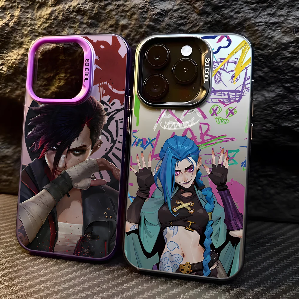 Arcane Jinxes Vi Phone Case - Stylish Hard Cover for Realme C21 (CYZ ...