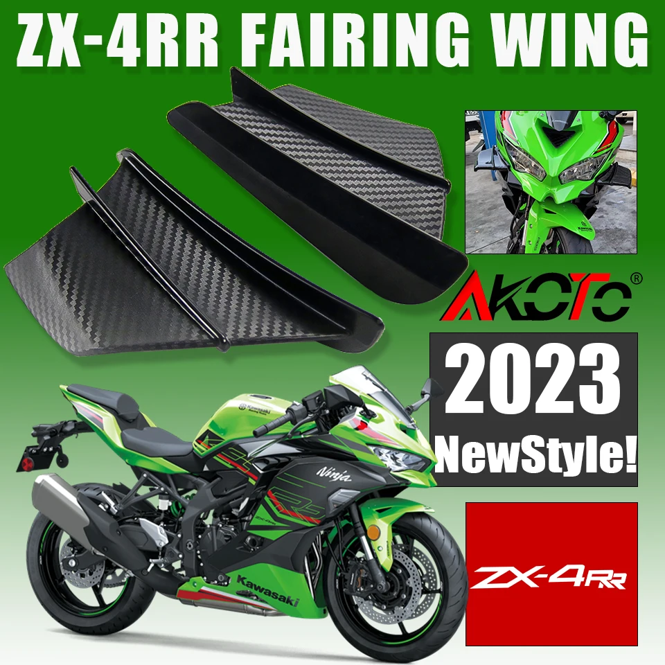 Motocicleta-Side-Winglet-Wing-Kit-Spoiler-Carenagem-Aerodin-mica-Winglets-Capa-Para-Kawasaki ...