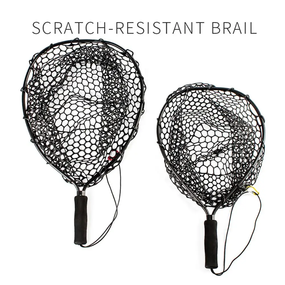 Red de mano ultraligera portátil de aleación de aluminio, accesorios de ...