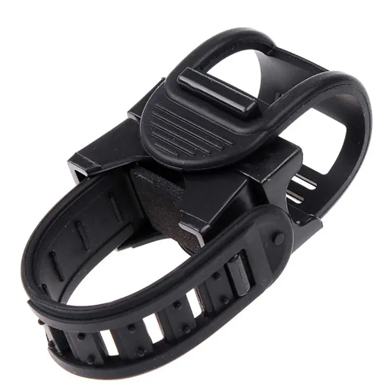 Flashlight Holder Clamp Bicycle Bike Torch Light Mounting Bracket Soft ...