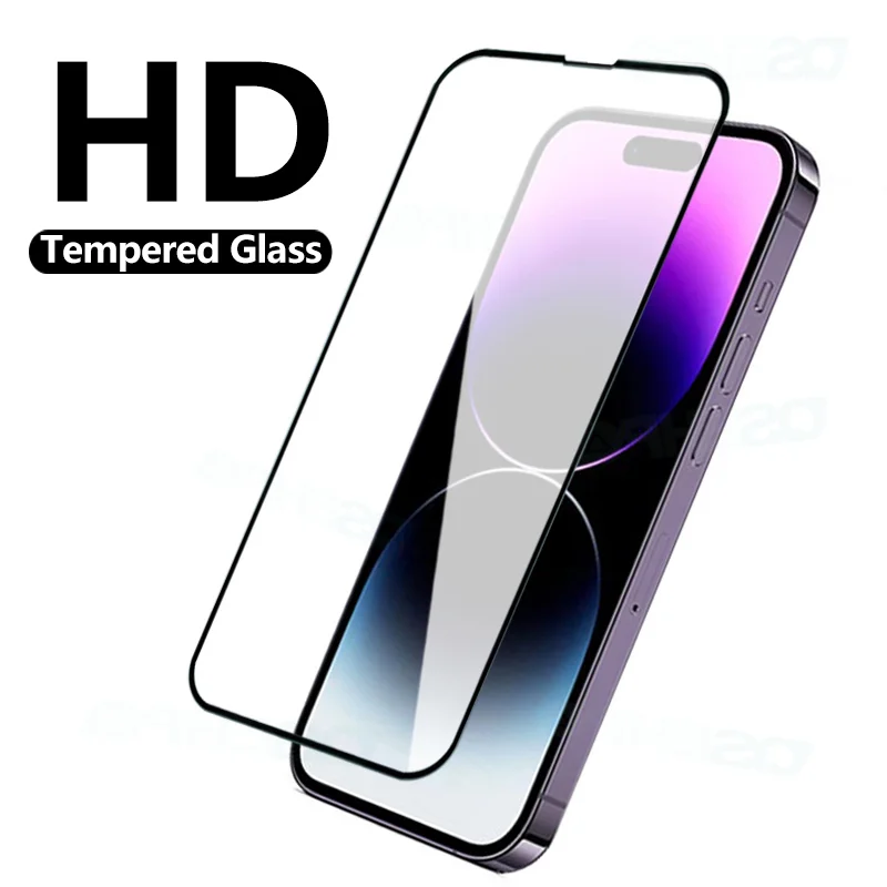Tempered Glass For Iphone 11 12 13 14 Pro Xr X Xs Max Screen Protector On Iphone 12 Pro Max Mini