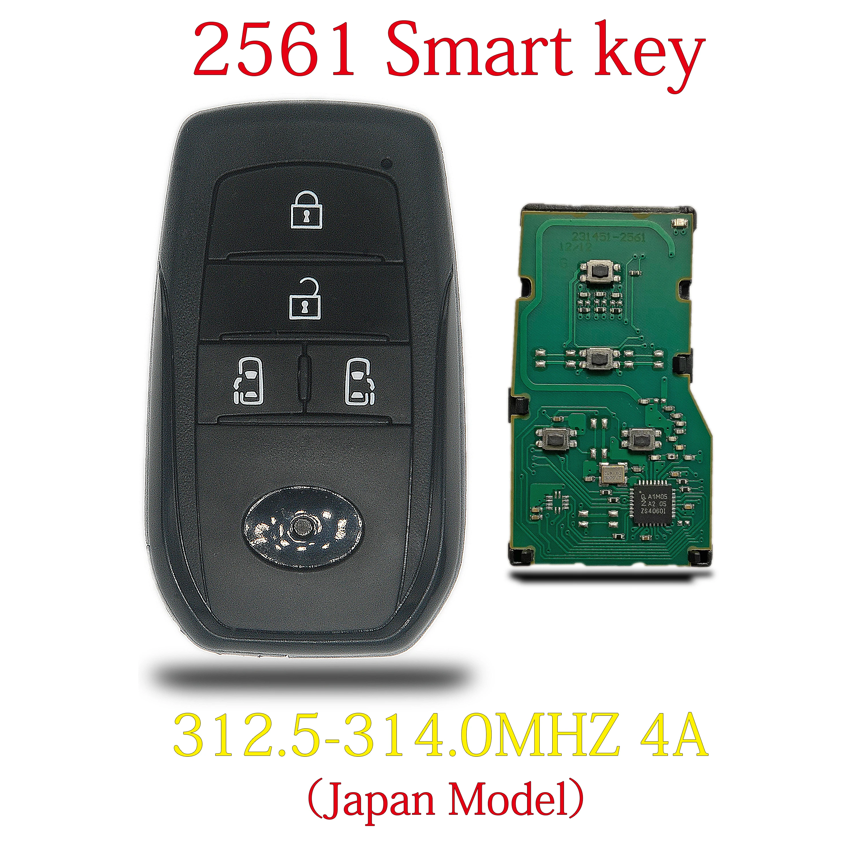 Baojiangda key fit for Toyota Noah VOXY 2561 board remote car key 312.5 ...