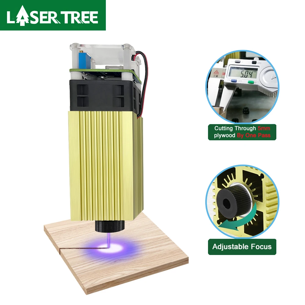 LASER-TREE-20W-40W-CNC-Laser-Module-450nm-TTL-Blue-Light-with-Interface ...