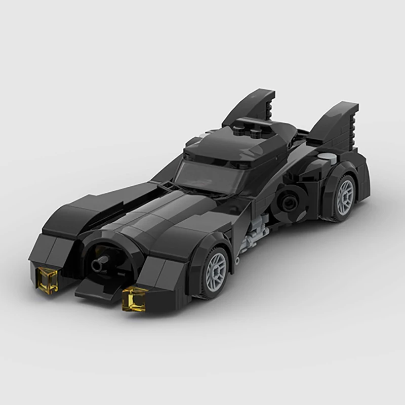 MOC Car Batmobile V2 Racing Technical Vehicle Model Building Block ...