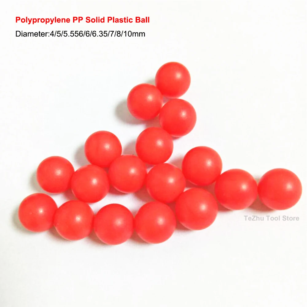 Red-Precision-Polypropylene-PP-Solid-Plastic-Ball-Diameter-4-5-5-556-6 ...