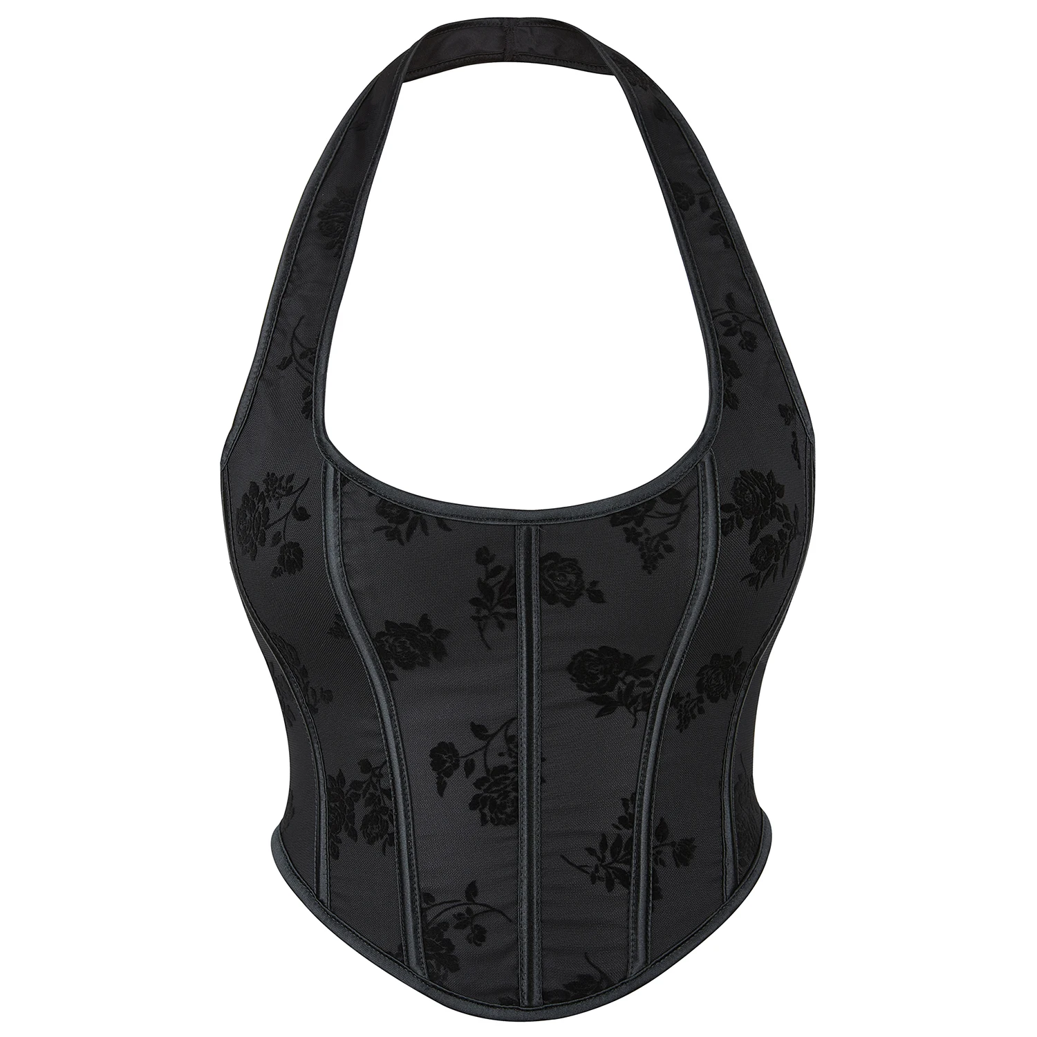 Short Torso Corset Overbust Corsets and Bustiers Sexy Gothic Corset ...