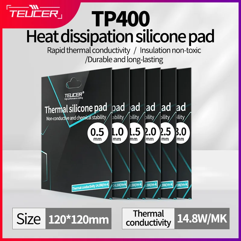 TEUCER-Heat-Conducting-Thermal-Heatsink-Conductive-Silicone-Pad-14-8W ...