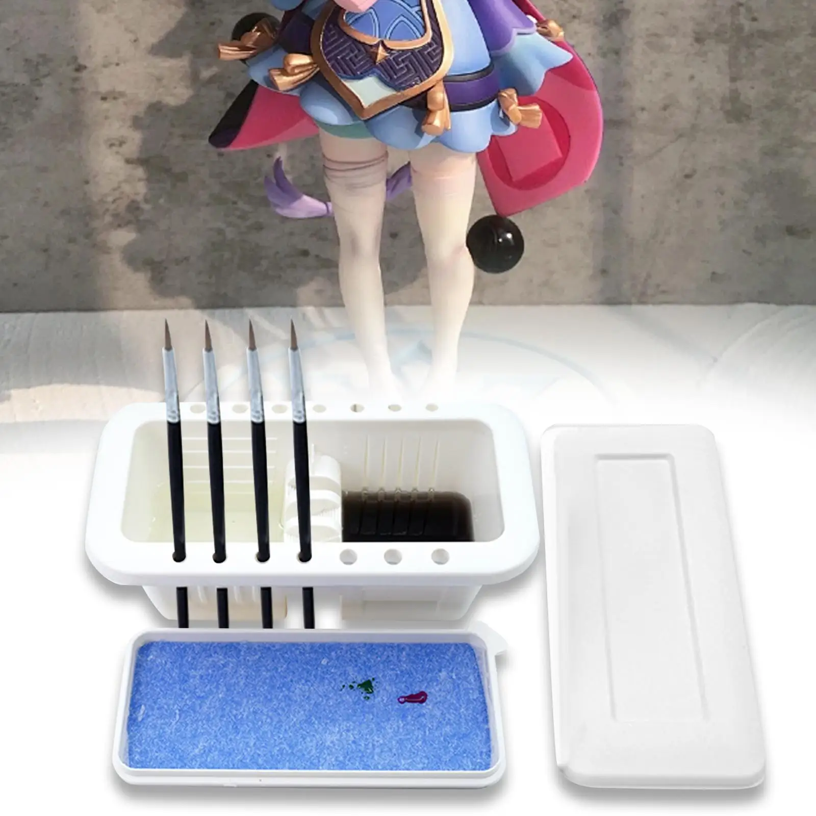 Model-Palette-Coloring-Wet-Box-Model-Coloring-Wet-Tray-Wet-Paper ...