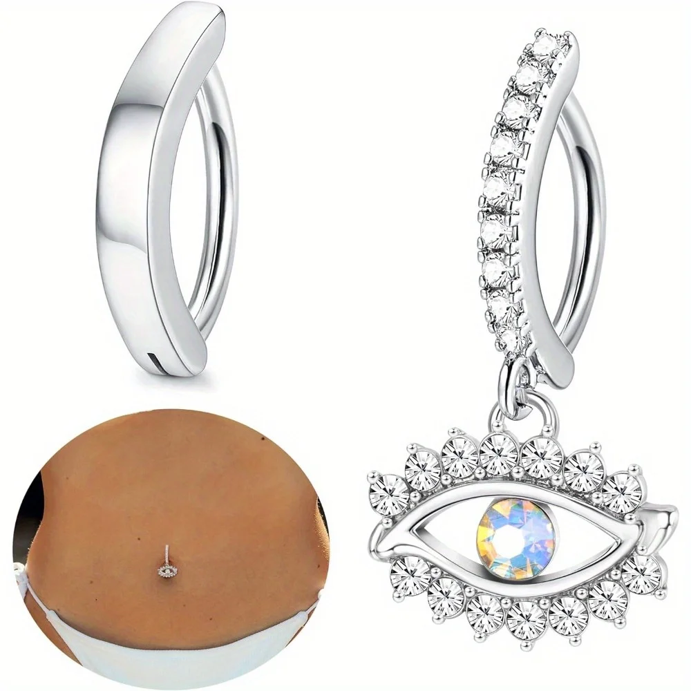 BESTEEL-2Pcs-14G-Dangle-Clicker-Belly-Button-Ring-for-Women-Surgical-Steel-CZ-Opal-Belly-Ring.jpg