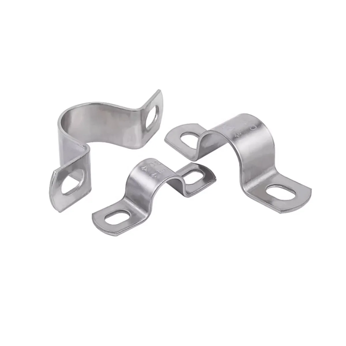304-Stainless-Steel-Thickened-Saddle-Clamp-Water-Pipe-Bracket-U-Shaped ...