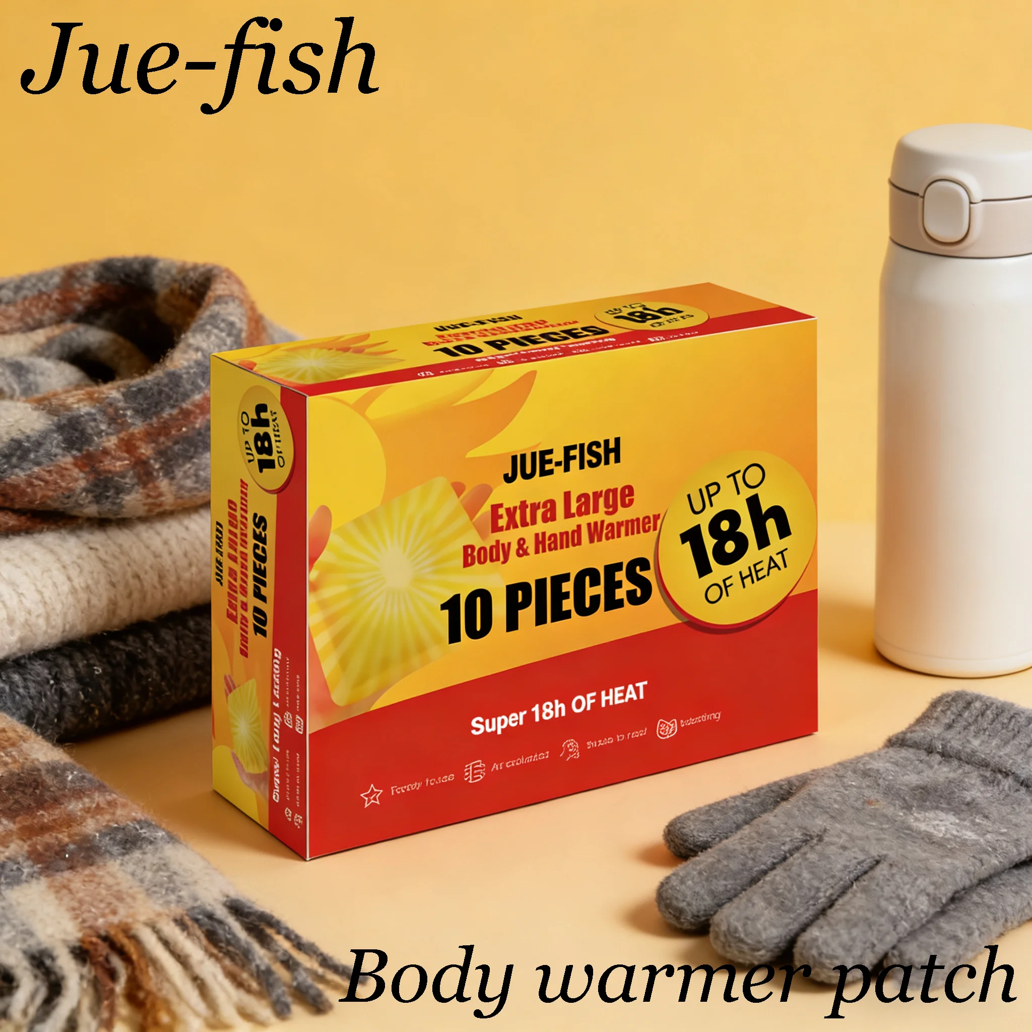 Winter Extra Large Body Warmer Sticker Heat Patches Long Lasting Hand ...