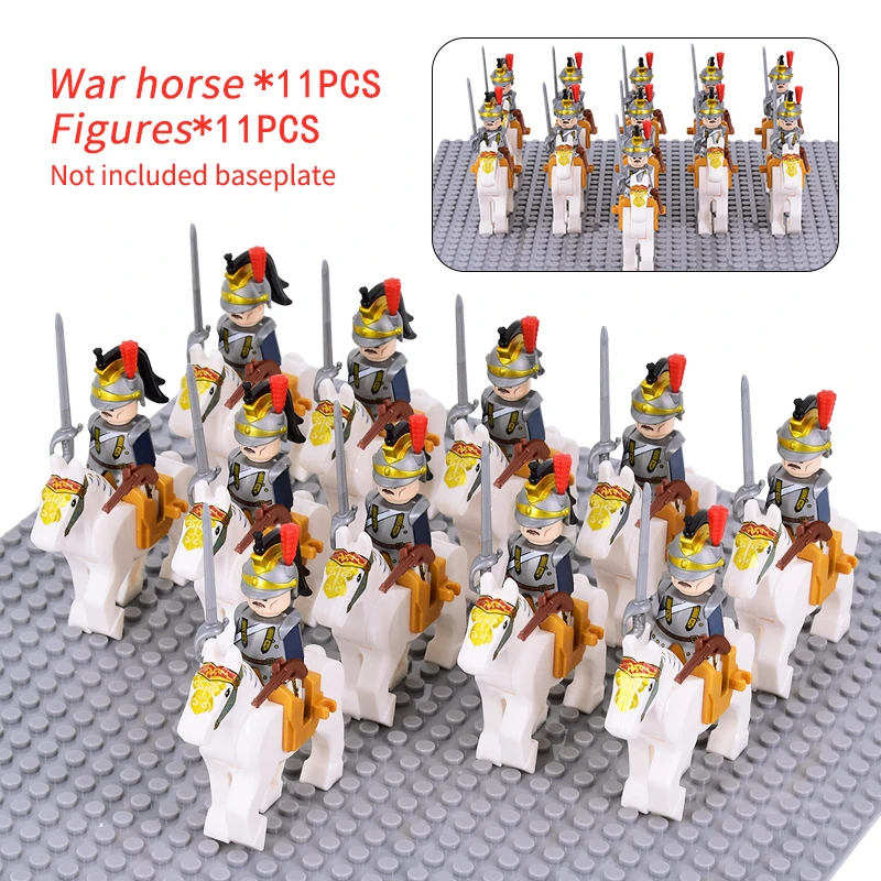British Dragoon Figure Block | Building Blocks Soldiers | Block ...