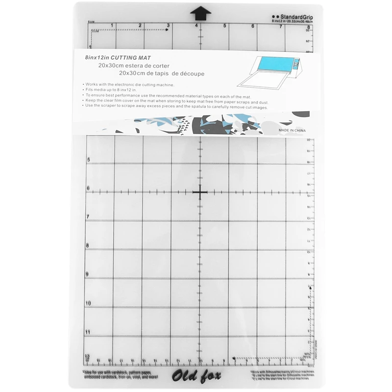 9Pcs-Replacement-Cutting-Mat-Adhesive-Mat-With-Measuring-Grid-8-By-12 ...