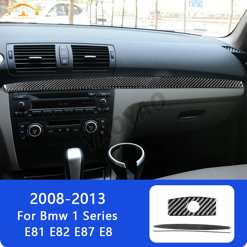 Carbon-Fiber-Glove-Box-Handle-Co-Pilot-Dashboard-Panel-Trim-Strip ...