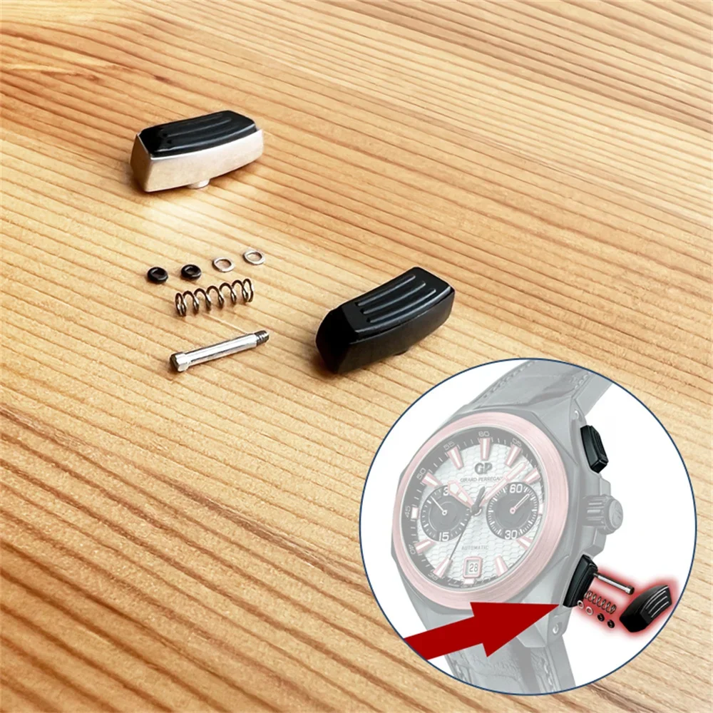 rubber-watch-pusher-button-for-Girard-Perregaux-Sea-Hawk-Chronograph ...