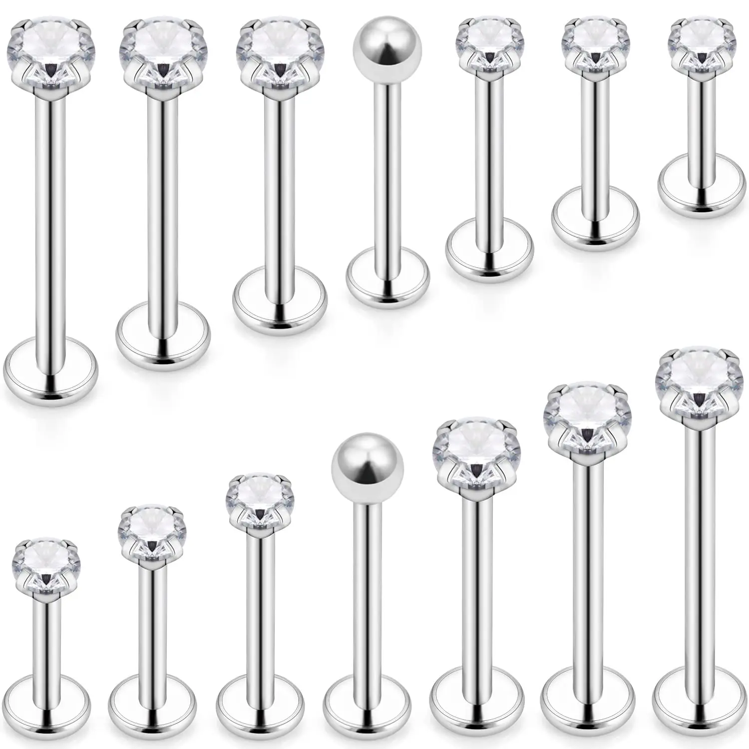 16G-Different-Sizes-Flat-Back-Stud-316L-Surgical-Steel-Labret-Medusa ...