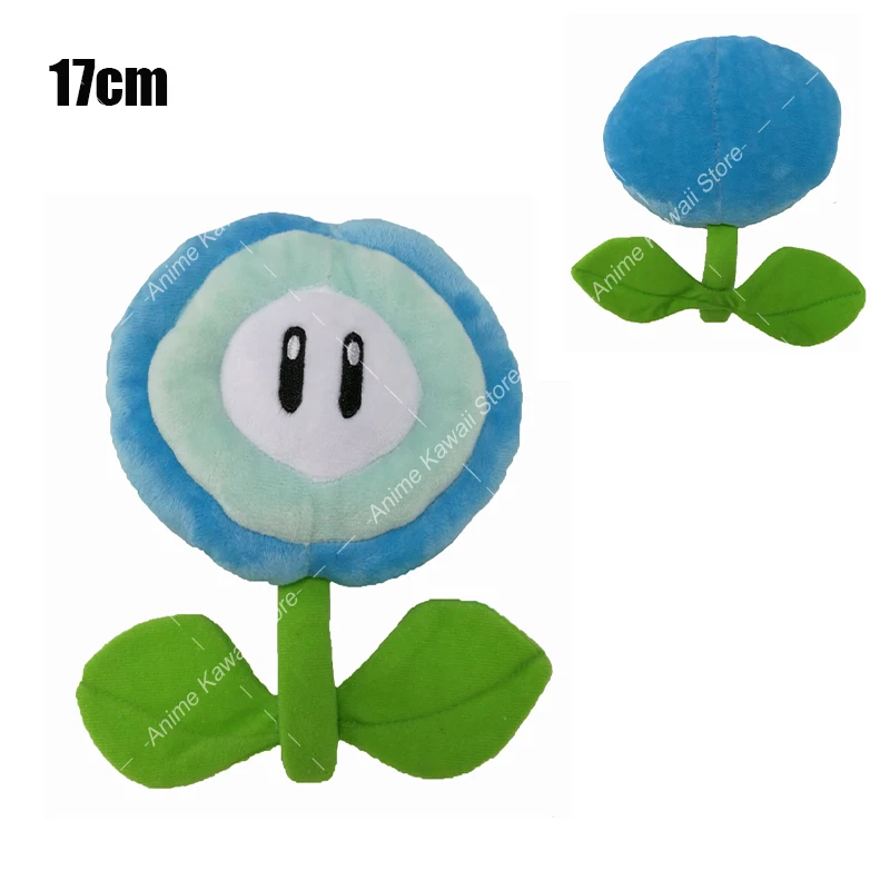 Game Mario Props Plush Toys Piranha Plants Ice Fire Flower Mushroom ...