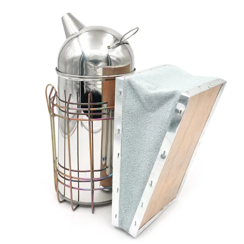 Stainless Steel Manual Bee Hive Smoker Transmitter Kit With Galvanized ...