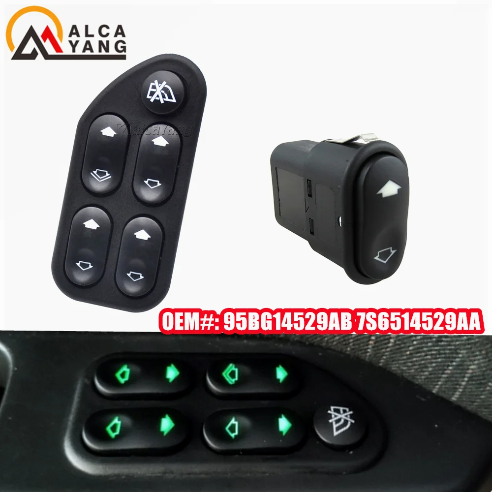 7S6514529AA-Power-Master-Window-Control-Switch-For-Ford-Ranger-Fiesta ...