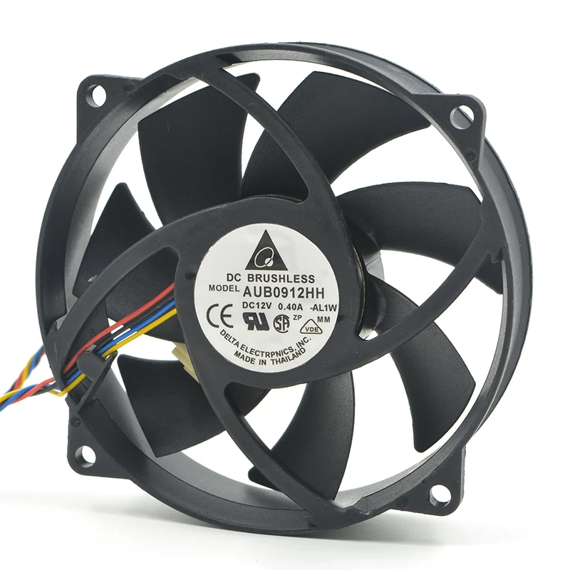 original AUB0912HH 12V 0.40A 9025 9CM chassis CPU four-wire PWM ...