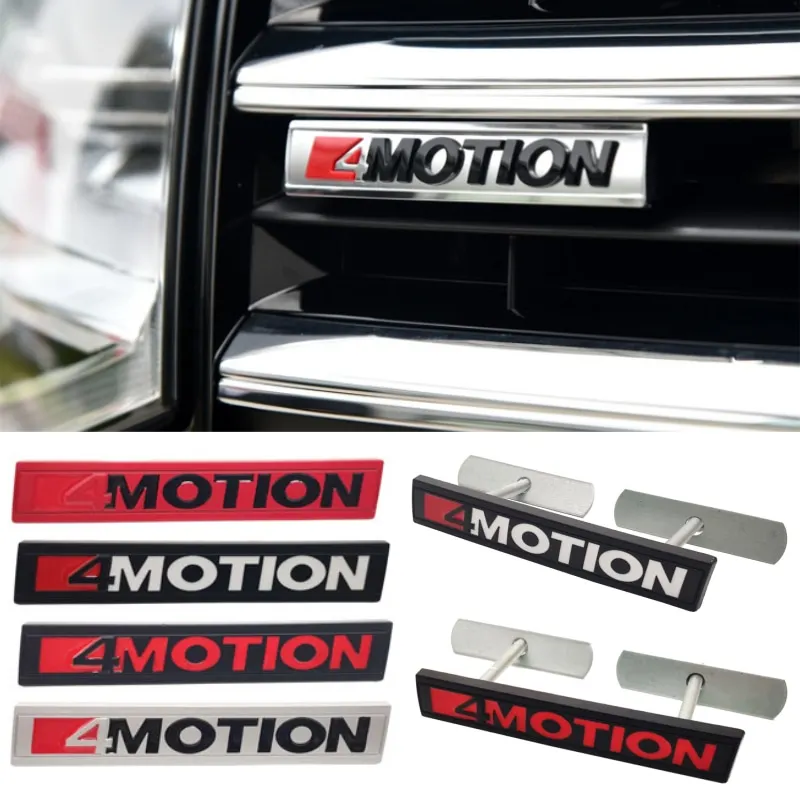 Metal-Car-Front-Grille-Emblem-Side-Rear-Sticker-for-VW-4MOTION-Polo ...