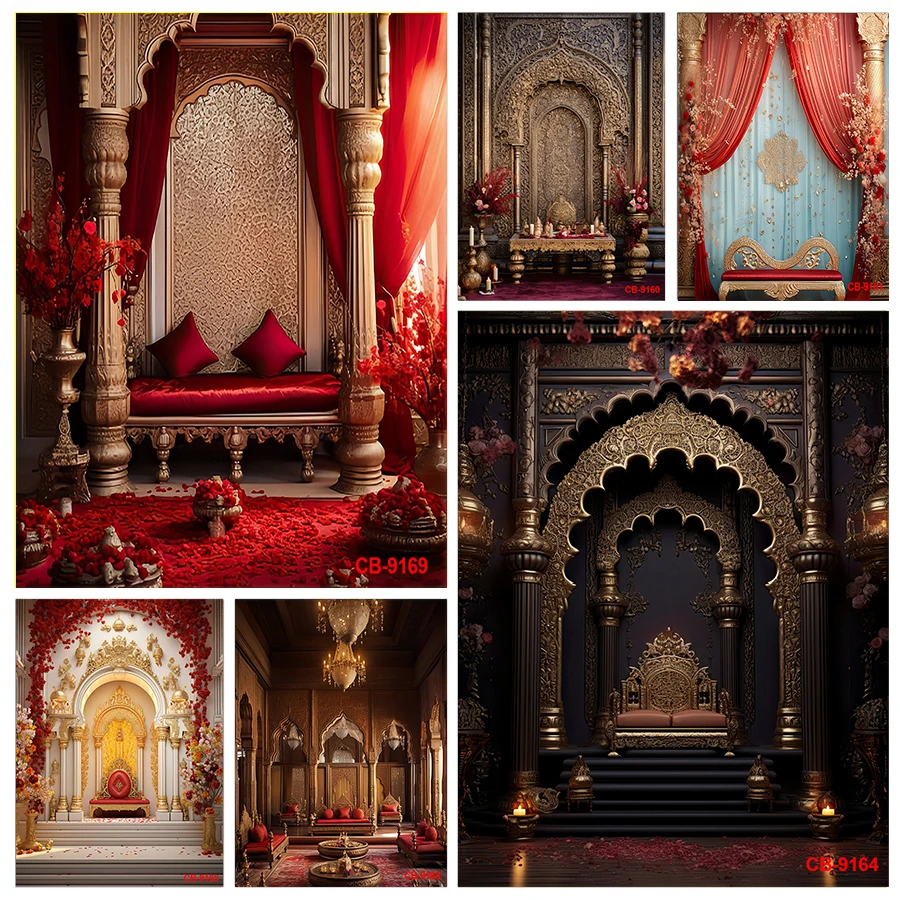 Indian Royal Palace Backdrop Interior Private Audience Hall in Anup ...