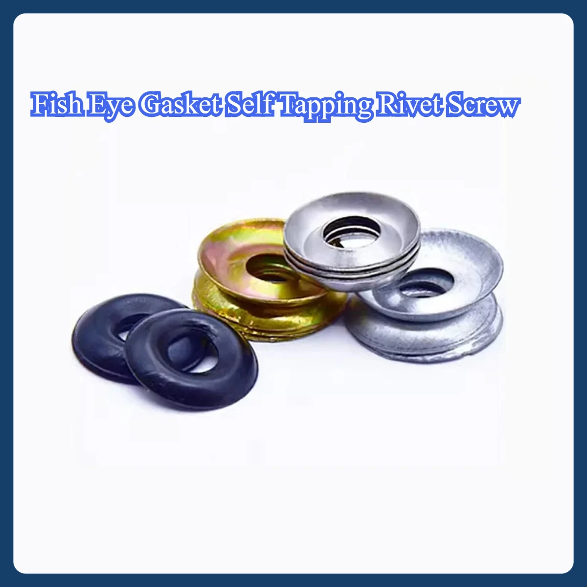 Fish Eye Gasket Self Tapping Rivet Screw Countersunk Hole Hollow Bowl ...