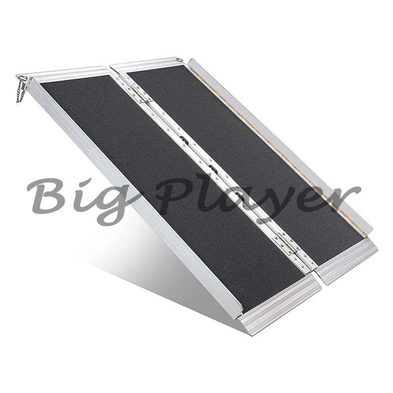 Portable Foldable Wheelchair Ramp 300kg Capacity for Vehicle Steps ...