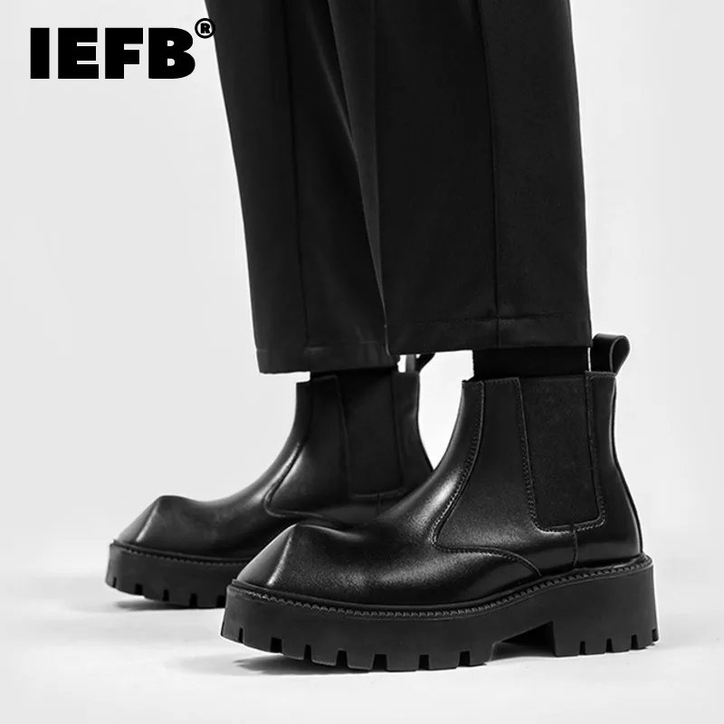 IEFB-Botas-Martin-de-estilo-ingl-s-para-hombre-cuerno-de-rinoceronte ...