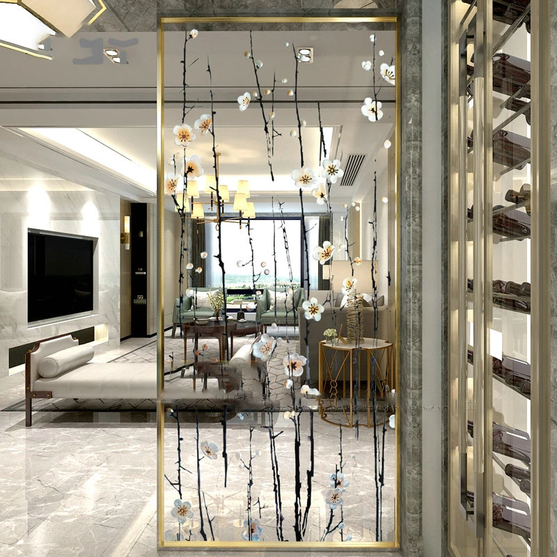 Glass Partition Wall For Living And Dining