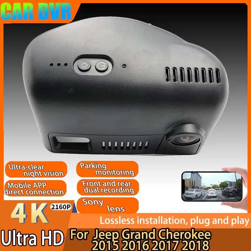 4K 2160P Plug And Play Easy installation Wifi Car DVR Dash Cam For Jeep ...