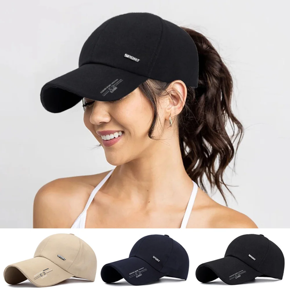 Unisex-Adjustable-Baseball-Caps-Fashion-Sports-Caps-For-Men-Solid-Color ...
