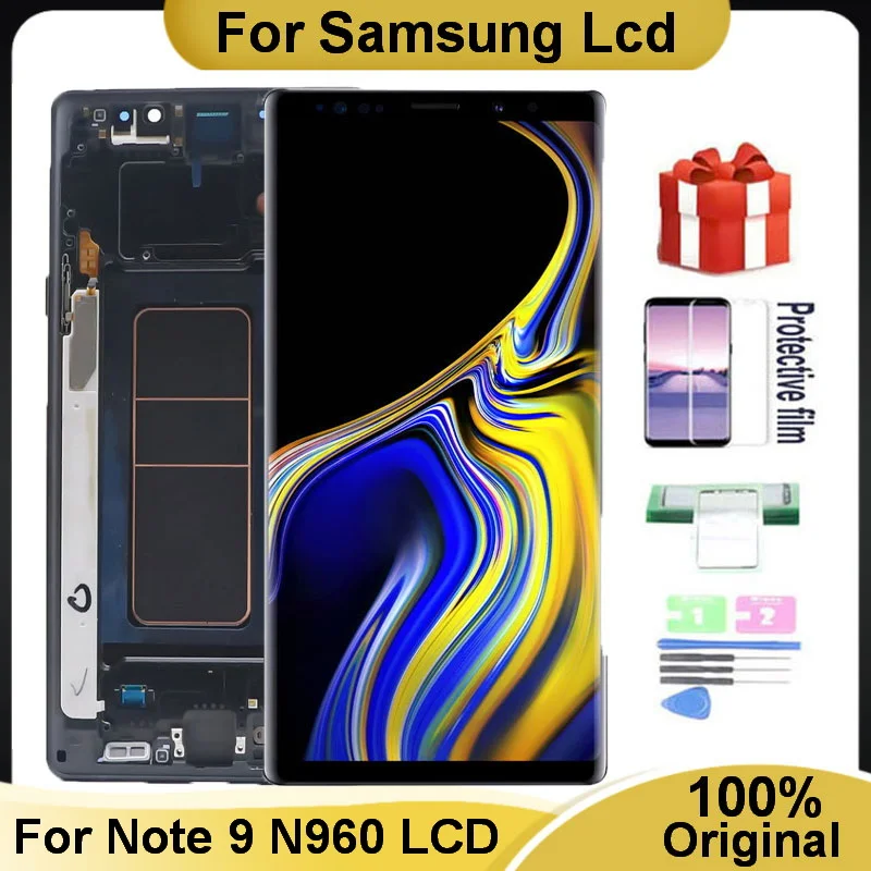 Original Amoled 6.4'' Lcd For Samsung Galaxy Note 9 Lcd Note9 N960d ...