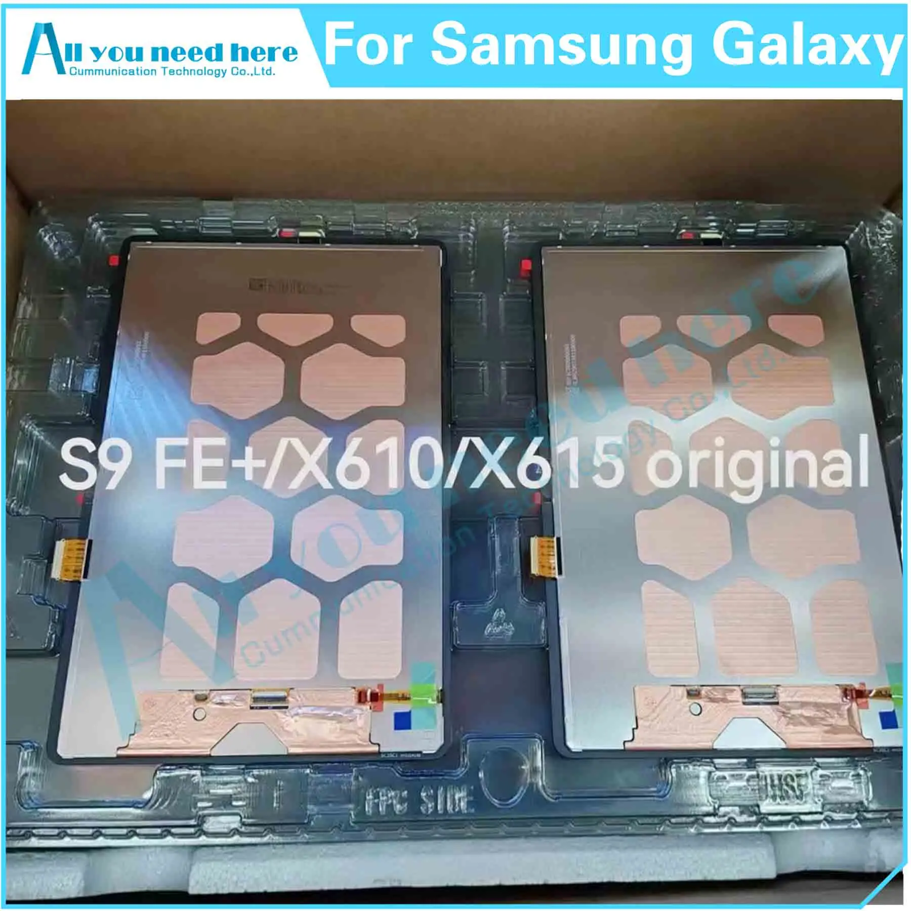 12.4" For Samsung Galaxy Tab S9 FE Plus LCD S9FE+ X610 X616 SM-X610 SM ...