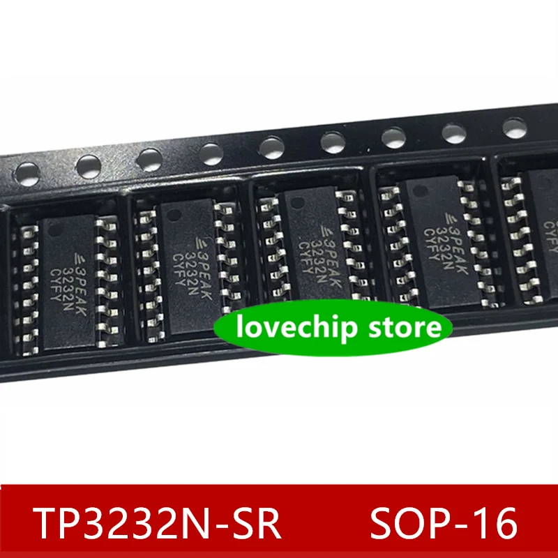 Original Chip Tp3232n-sr Sop-16 New Rs-232 Transceiver 3peak 3232n ...