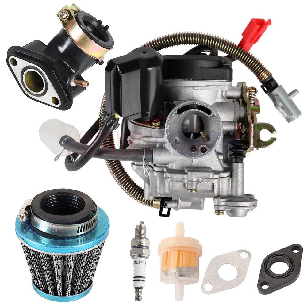 GY6-Carburetor-for-49CC-50CC-80CC-139QMB-4-Stroke-Taotao-Go-Kart-Moped ...