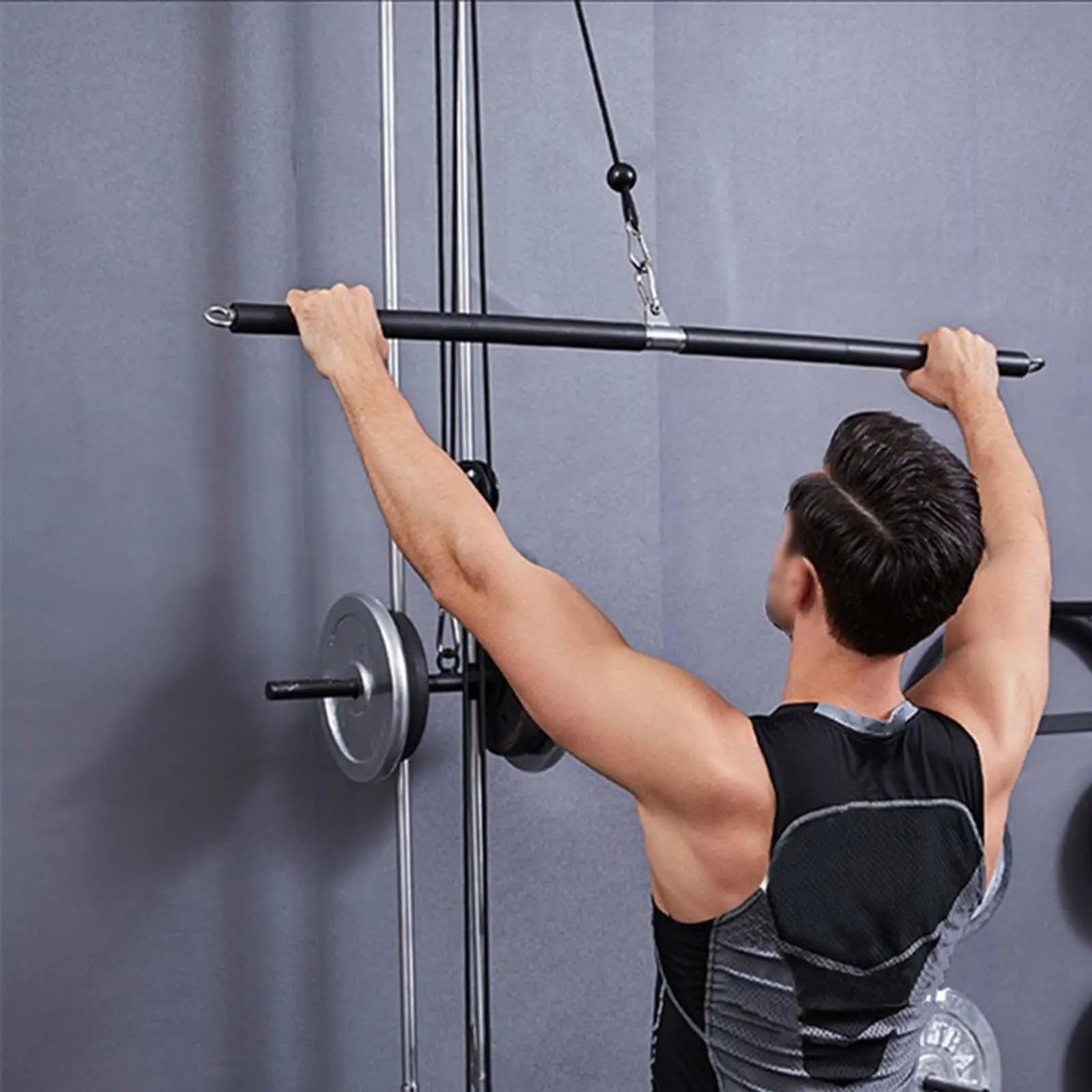 Ajust-vel-LAT-Pulldown-Bar-Press-Down-Bar-para-For-a-Workout-Back-Arm ...