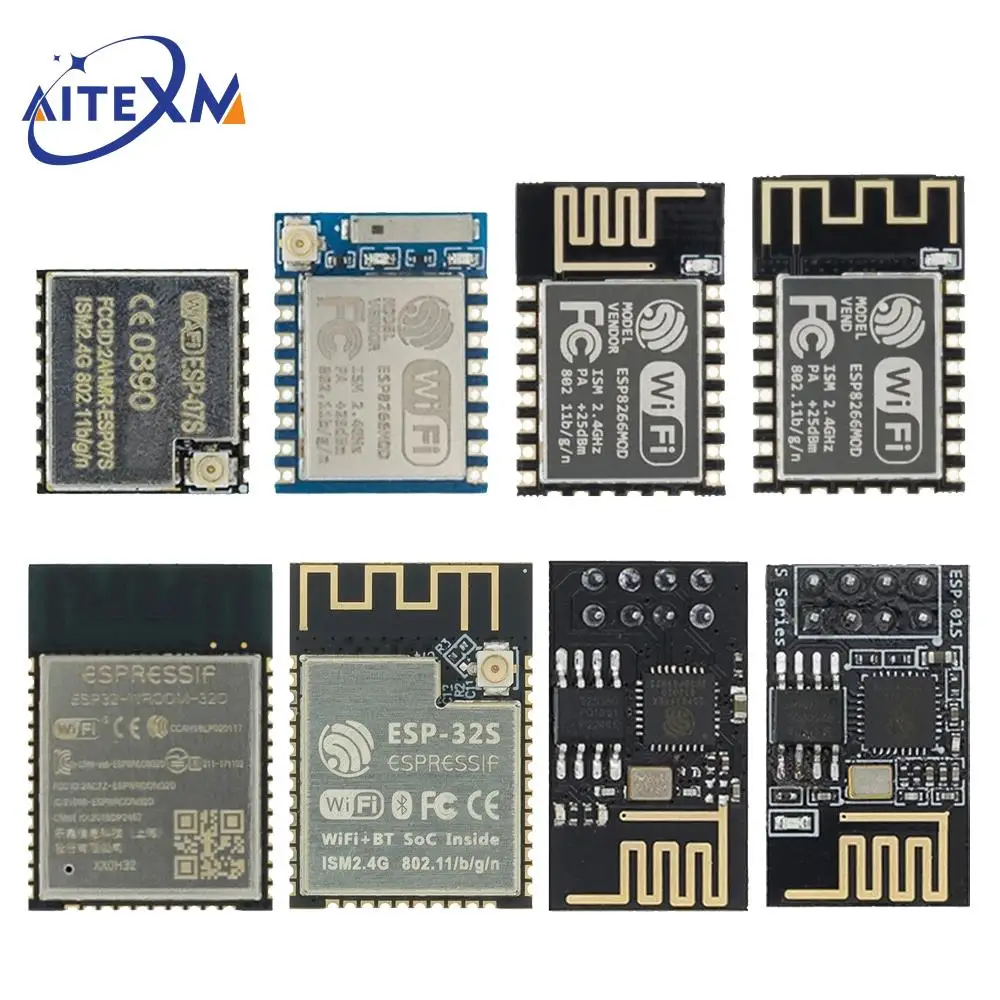 Esp8266 Esp 01 Esp 01s Esp 07 Esp 12e Esp 12f Esp 32 Esp 32s Serial