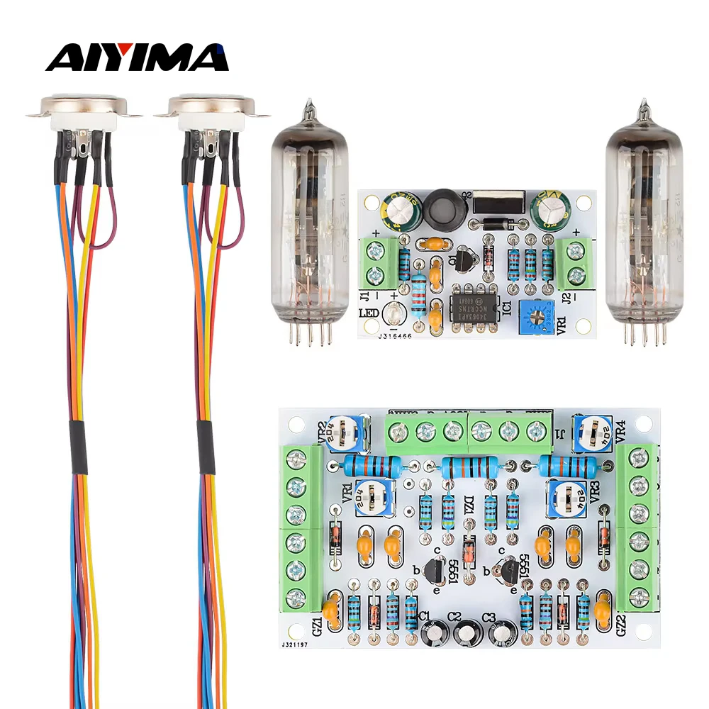 AIYIMA-6E2-Tube-Indicator-Driver-Kits-Dual-Channel-Fluorescent-Level ...