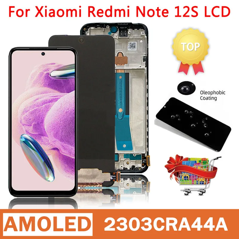 6-43-AMOLED-for-Xiaomi-Redmi-Note-12S-2303CRA44A-Lcd-Display-Digital ...