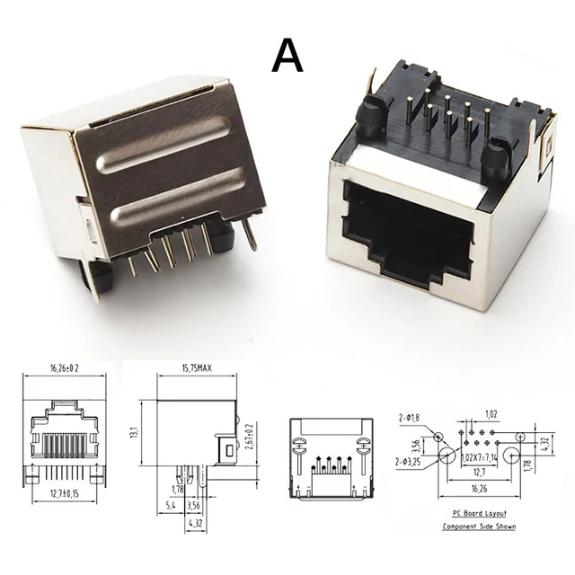 Pcb Rj45 Pin Numbers