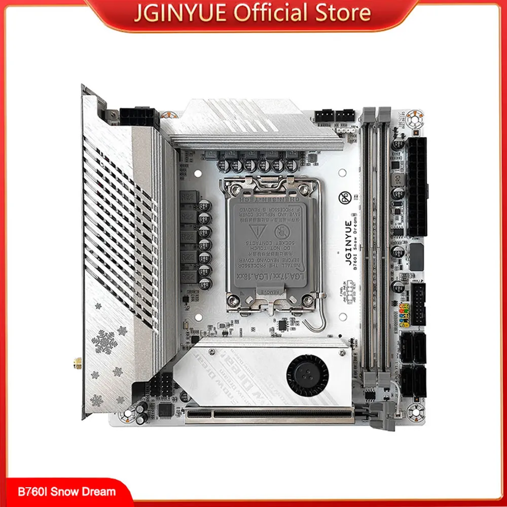 JGINYUE B760i Motherboard LGA 1700 Support Intel Core 12th 13th DDR4 ...