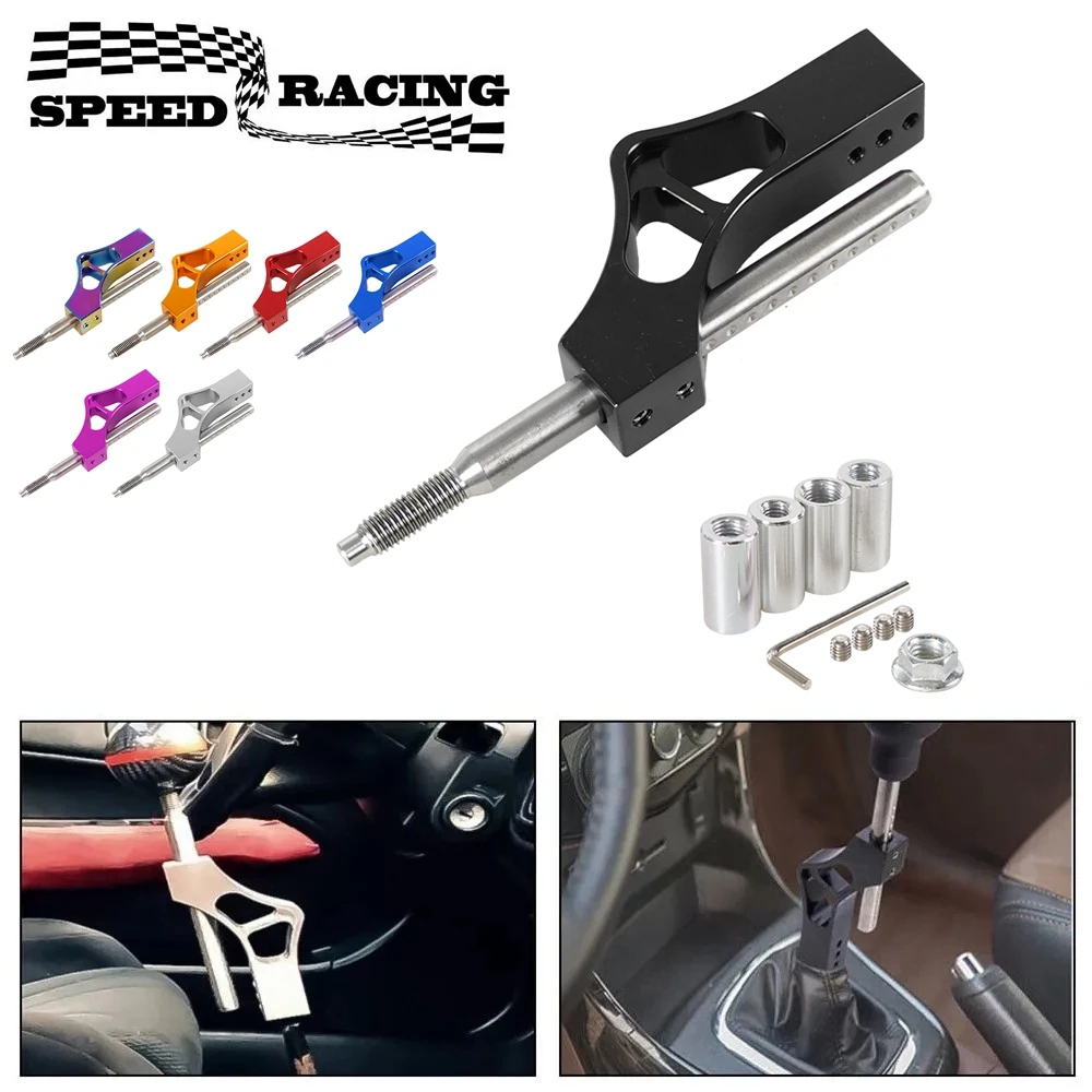 Aluminum-Car-Gear-Shifter-Extender-Kit-with-4-Adapter-Adjustable-Height ...