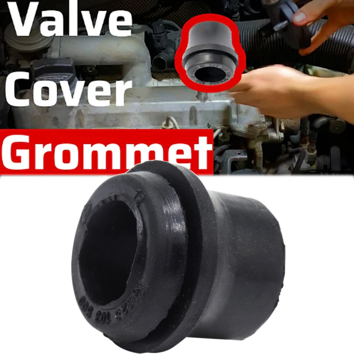 Valve Cover Grommet Rubber Gasket For VW AUDI SEAT SKODA Rocker Oil ...